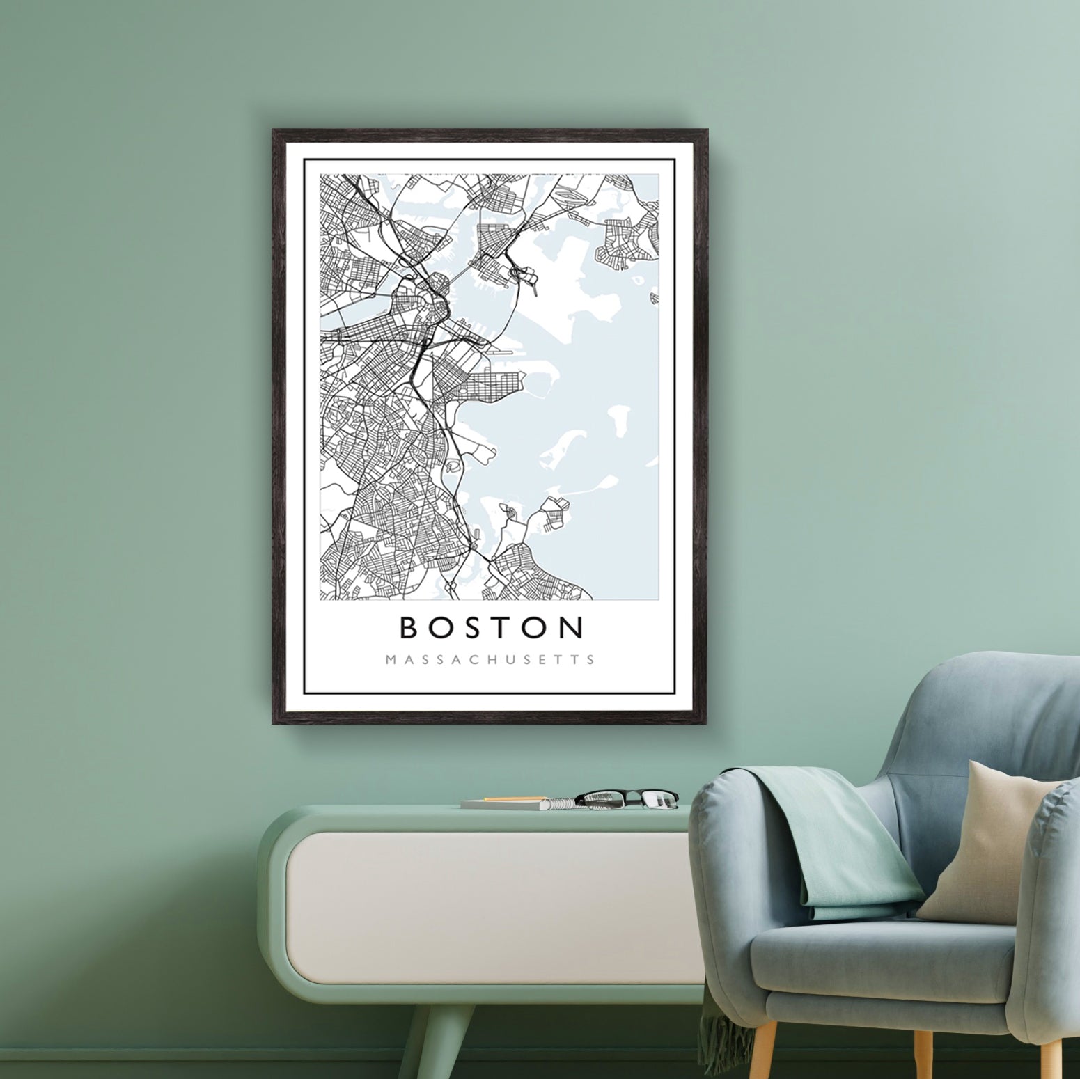 City Road Map Posters