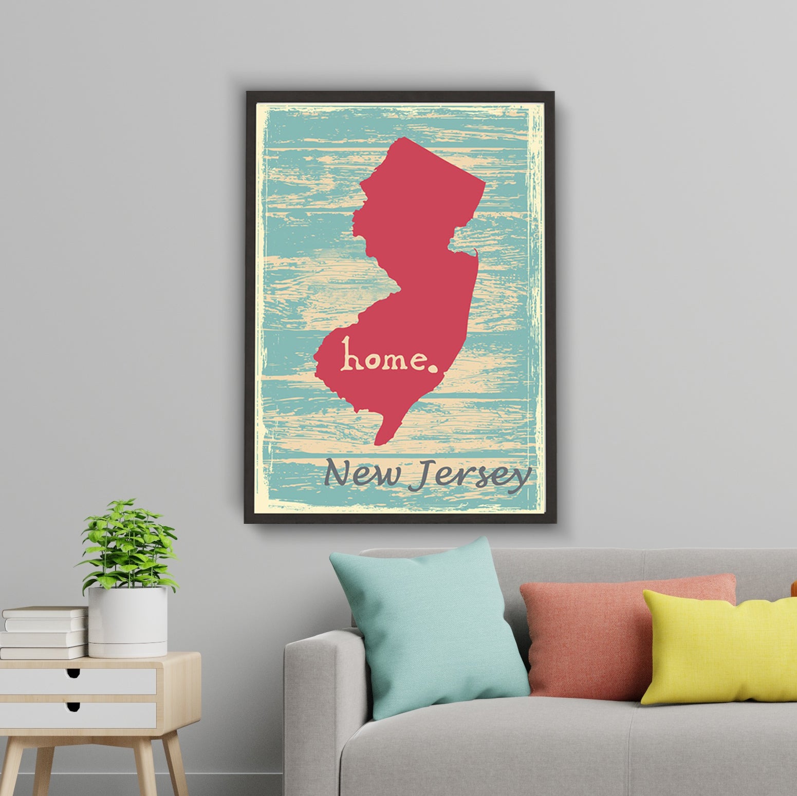 Modern States Map Posters
